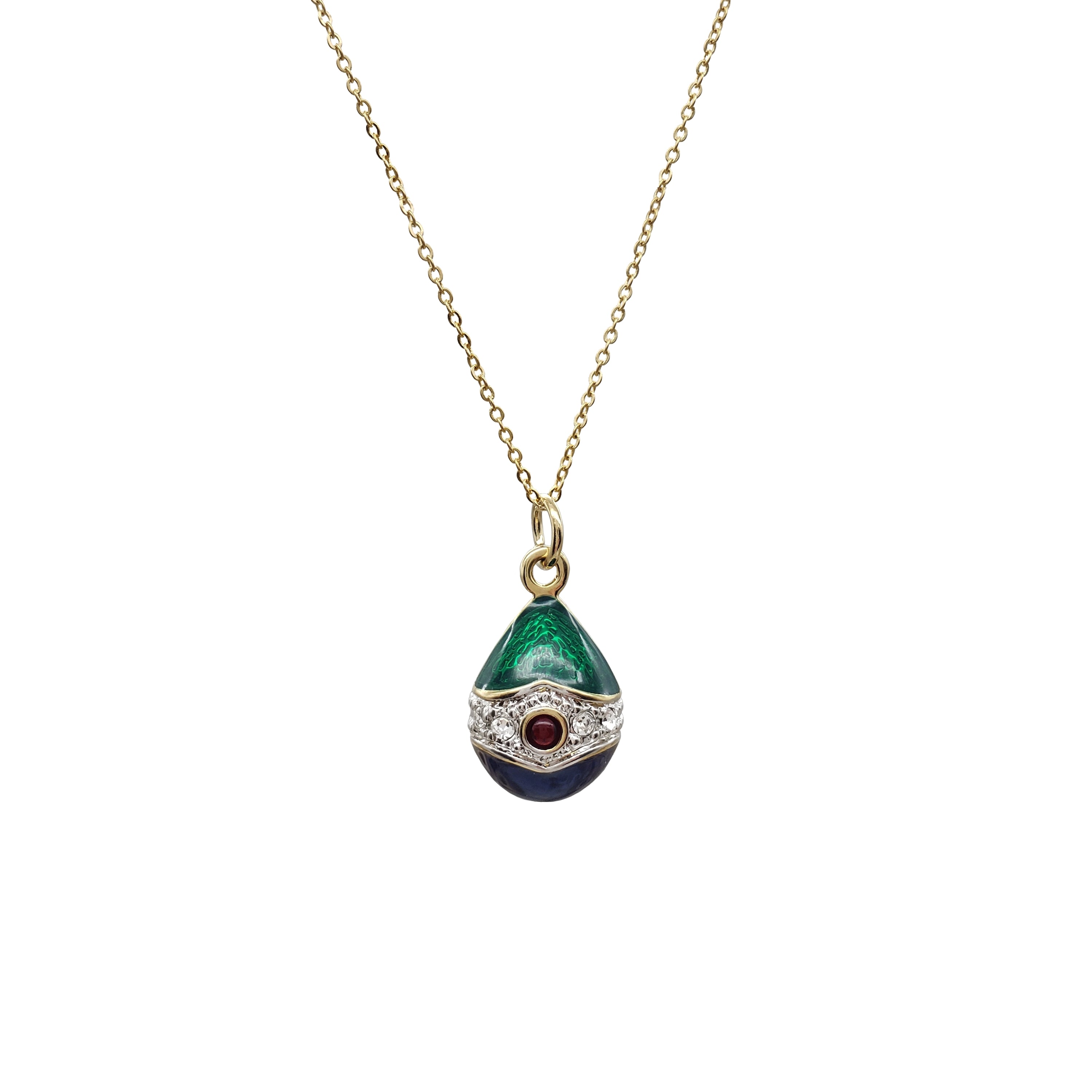 Faberge Egg Inspired Imperial Peridot Star Egg Pendant – Museum ...