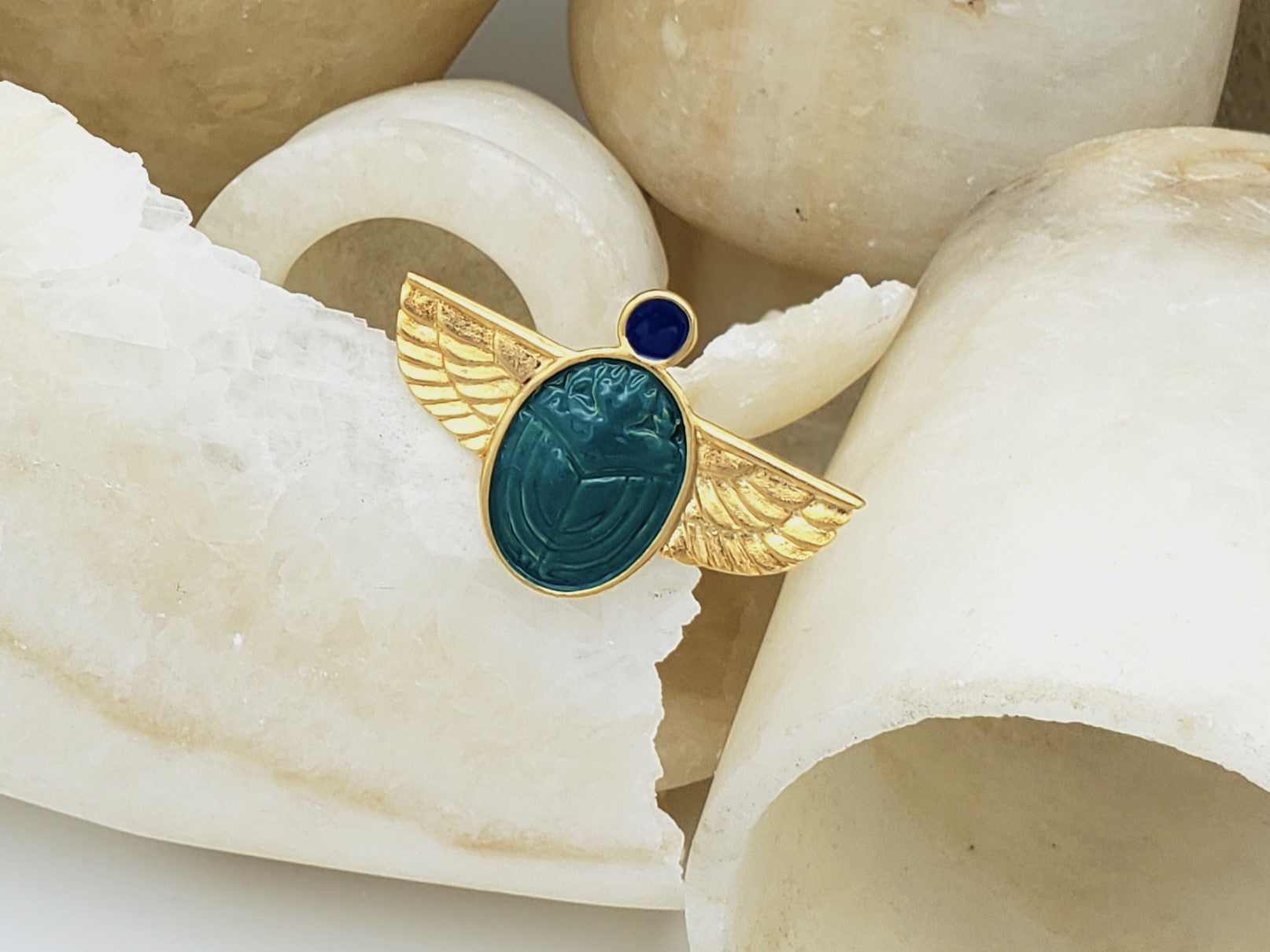 Scarab Brooch and Pendant - Louis Comfort Tiffany Inspired – Museum ...