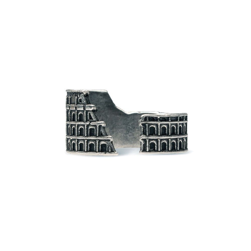 Roman Colosseum Ring - Antique Silver Finish – Museum Reproductions
